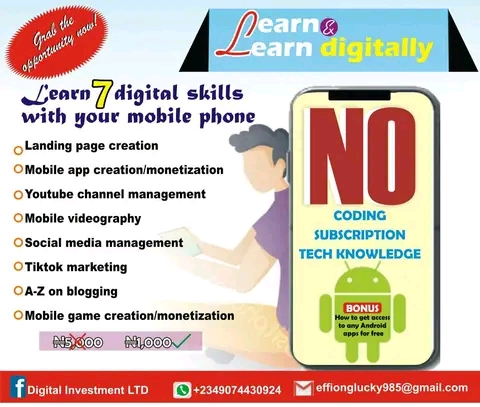 Buy 7 digital skills by Lucky Nseobong on Selar