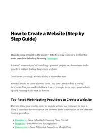Buy How to Create a Website (Step by Step Guide) by Ossai Angela on Selar