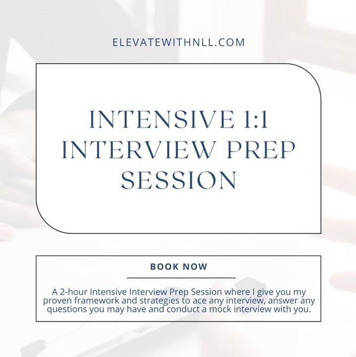 Buy Intensive Interview Prep Package by Elevate Career Hub on Selar