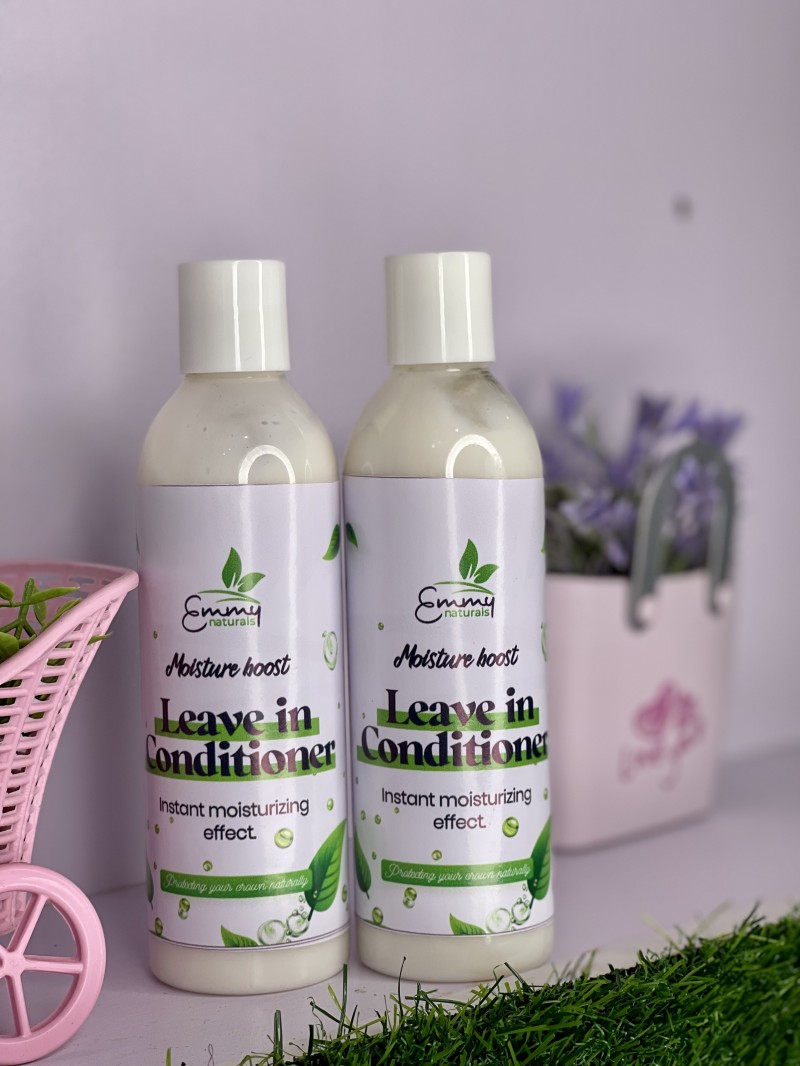 Buy Moisture Boost leave in conditioner With Flaxseed &Aloe by Emmy ...
