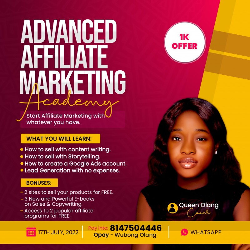 Buy AAFMA 1k Offer course by Queen Olang on Selar