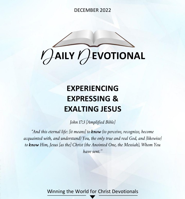 Get Devotional for December 2022 by Winning the World for Christ ...