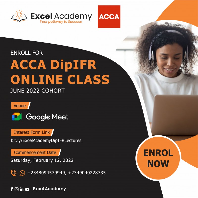 Buy ACCA DipIFR Online Class by Excel Academy on Selar
