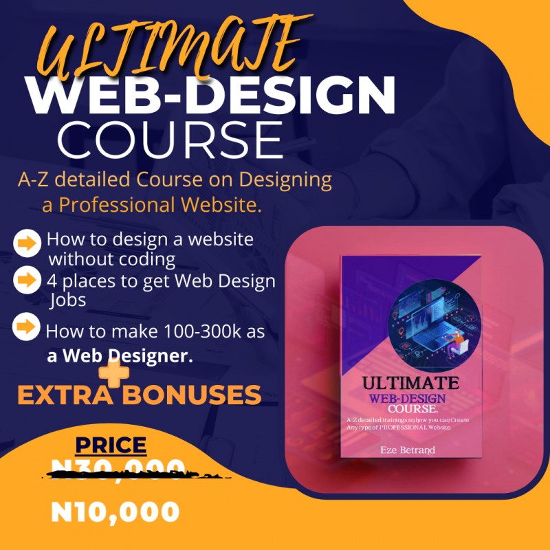 Buy Ultimate web design Course by Eze betrand on Selar