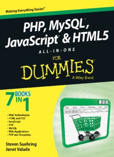 Buy PHP, MySQL, JavaScript & HTML5 All-In-One For Dummies by E-BOOKS on ...