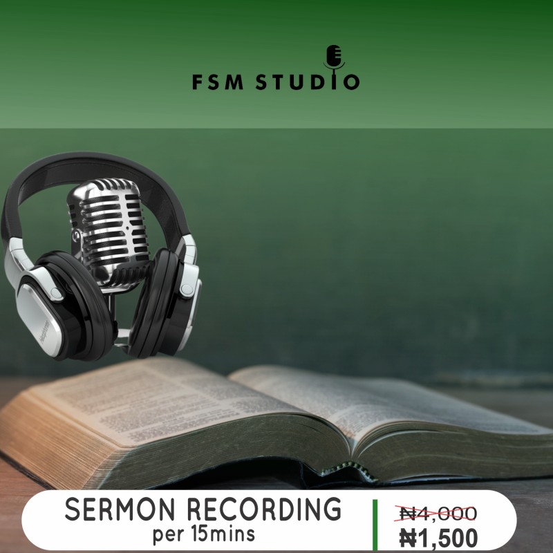 Buy Sermon Recording by FSM STUDIO on Selar