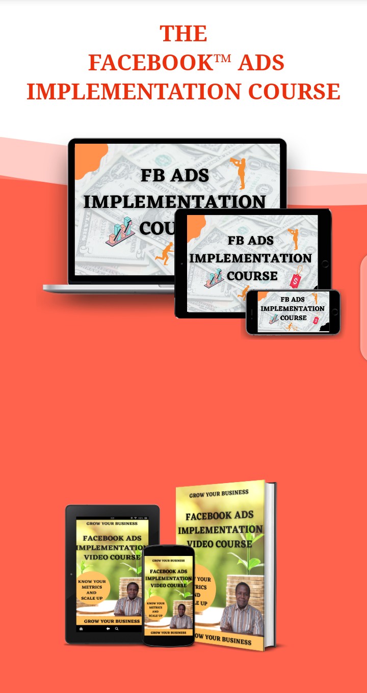 Buy FACEBOOK ADS IMPLEMENTATION COURSE by Umar Ibrahim on Selar