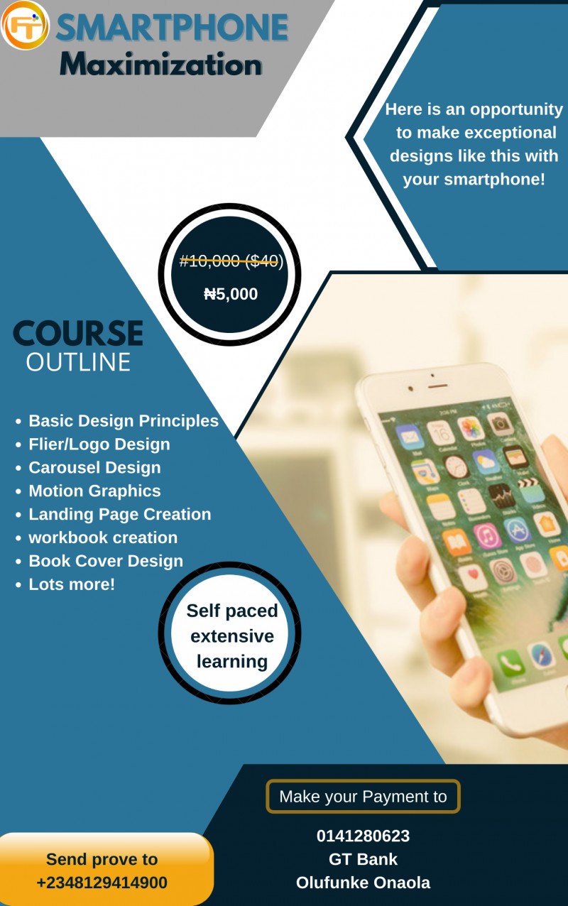 Buy Smart Phone Maximization Course by Olufunke Oyedun on Selar