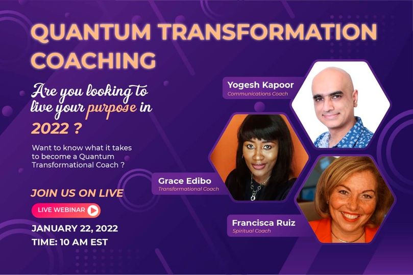 Get Become A Quantum Transformational Coach (free webinar) by GRACE EDIBO on Selar