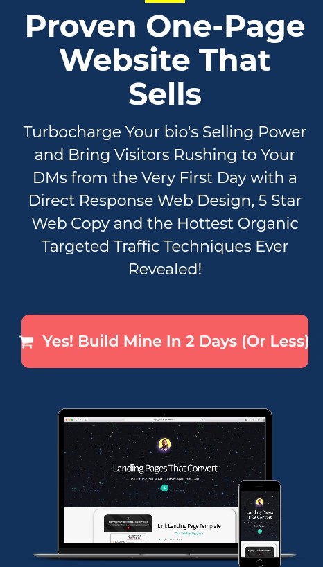 Buy One-Page Website [Professional] by Grace Omodunbi on Selar