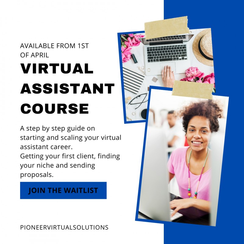 Buy VIRTUAL ASSISTANT COURSE by Gift E. on Selar