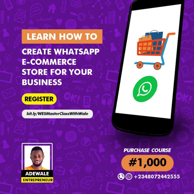 Buy How to Create Whatsapp E-commerce Store (Complete Guide) by Adewale Adewumi on Selar