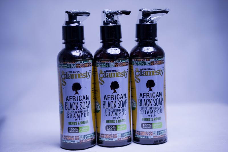 Buy Her Royal Glamesty African Black Soap Deep Cleansing Shampoo For ...