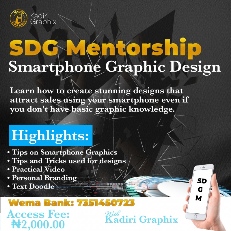 Buy SDG Mentorship by Kadiri Godson Eshiomomoh on Selar
