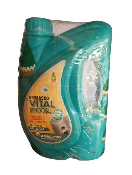 Buy AMMASCO VITAL 2000SL EXTRA HIGH PERFORMANCE MULTI GRADE OIL -1 ...