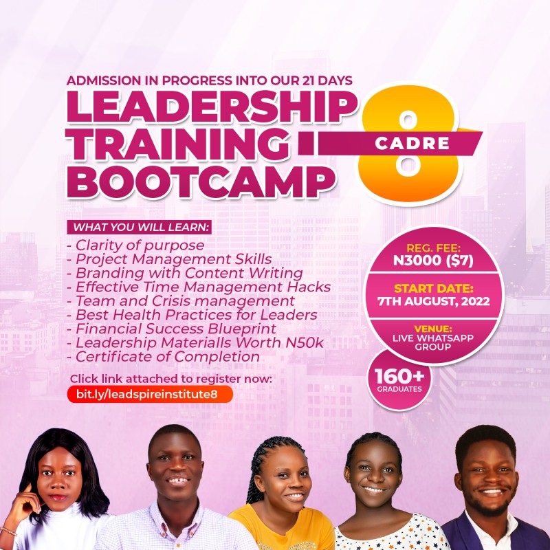 Buy Leadership Training Bootcamp by Gold David on Selar
