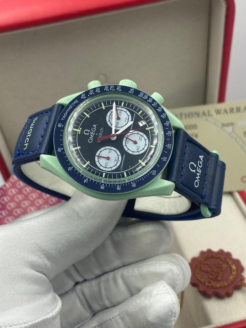 Buy Omega plaster strap chronograph wristwatch by Gracee's Accessories ...