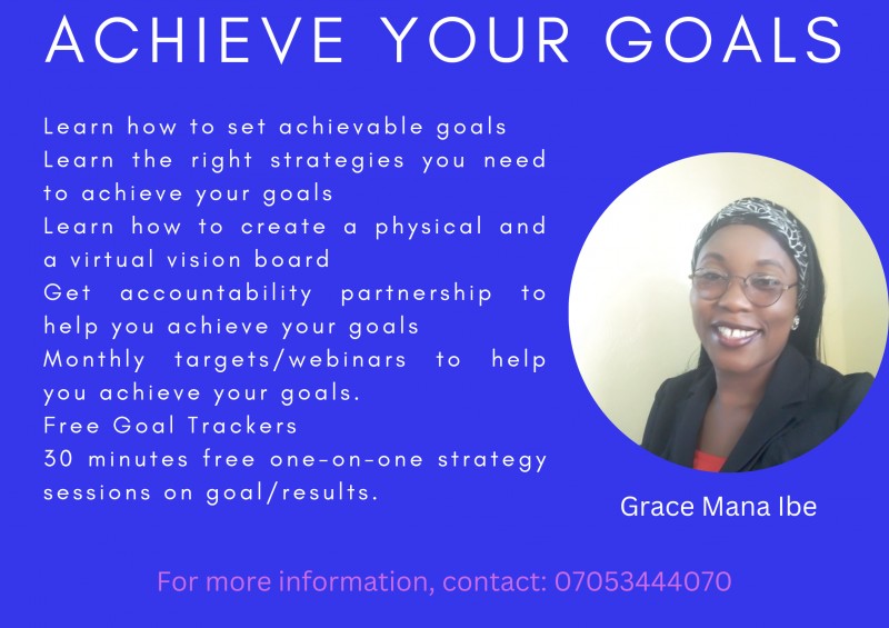 Buy Achieve Your Goals Challenge (one year subscription) by Grace Ibe ...