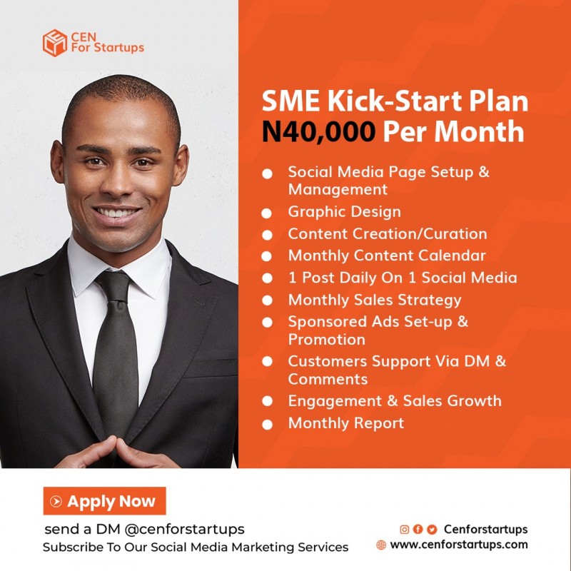 Buy SME KICK-START PLAN by CENFORTECH BUSINESS & CAREER GROWTH CENTER on Selar