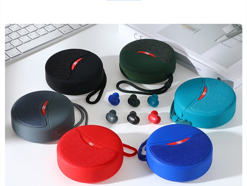 Buy TG808 Waterproof Mini Bluetooth Speaker Mp3 with inbuilt Airpods by ...