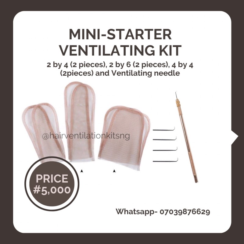 Buy Mini-starter Hair Ventilation Kits by Hair Ventilation Kits Ng on Selar