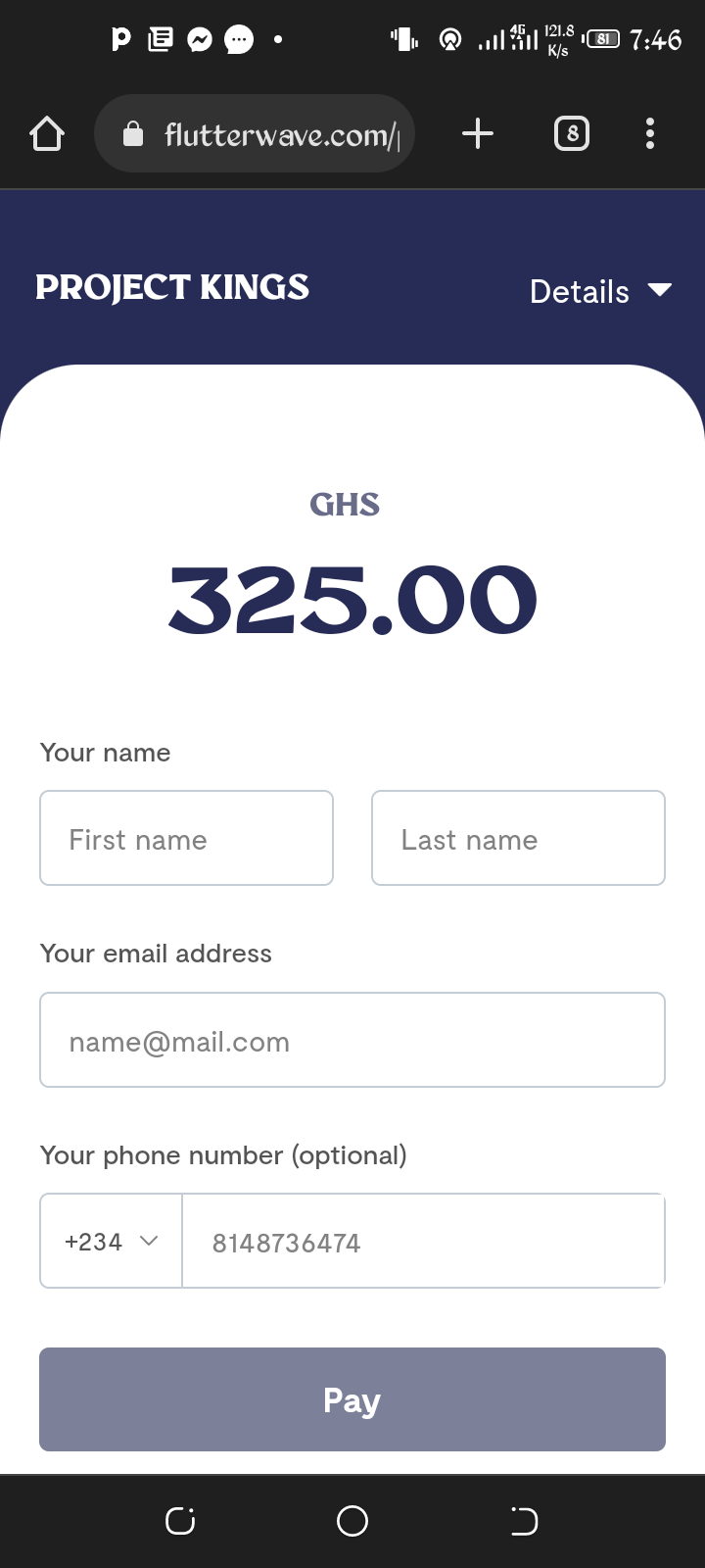 Get Payment for project material by Ndiana-Abasi Harrison Inyang on Selar