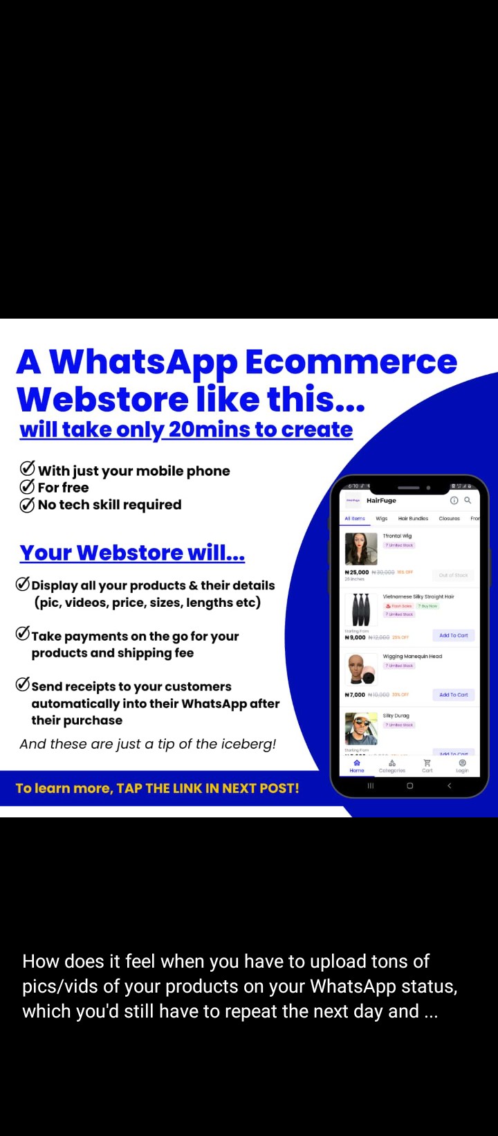 Buy WhatsApp E-commerce Webstore training by Abdullahi Harun on Selar