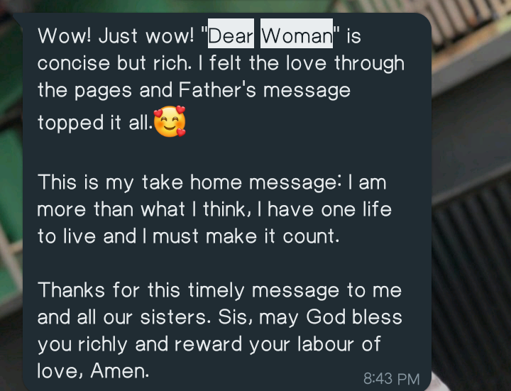 Get Dear Woman by School Of Productivity on Selar