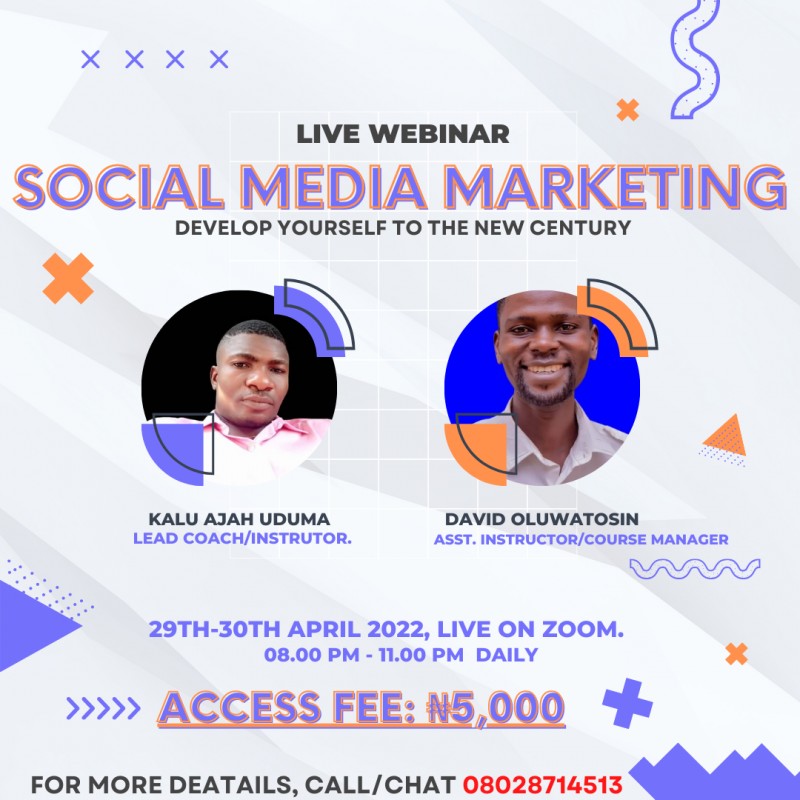 Buy COMPLETE SOCIAL MARKETING TRAINING PACK. by Kalu Uduma on Selar