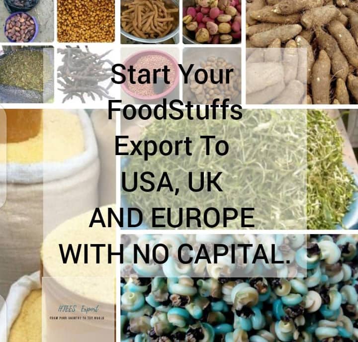 Buy FOODSTUFF EXPORTATION PROMO CLASS by Htees_collection_import on Selar