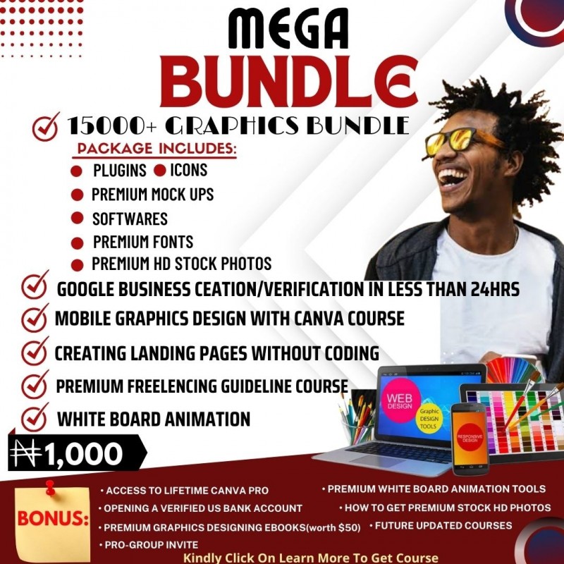 Buy MEGA BUNDLE COURSE by Hubcrown on Selar