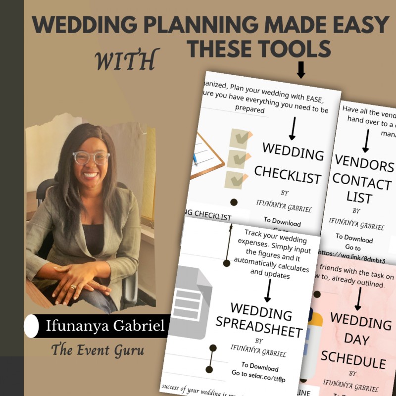 Buy WEDDING PLANNING TOOLS by Ifunanya Gabriel on Selar