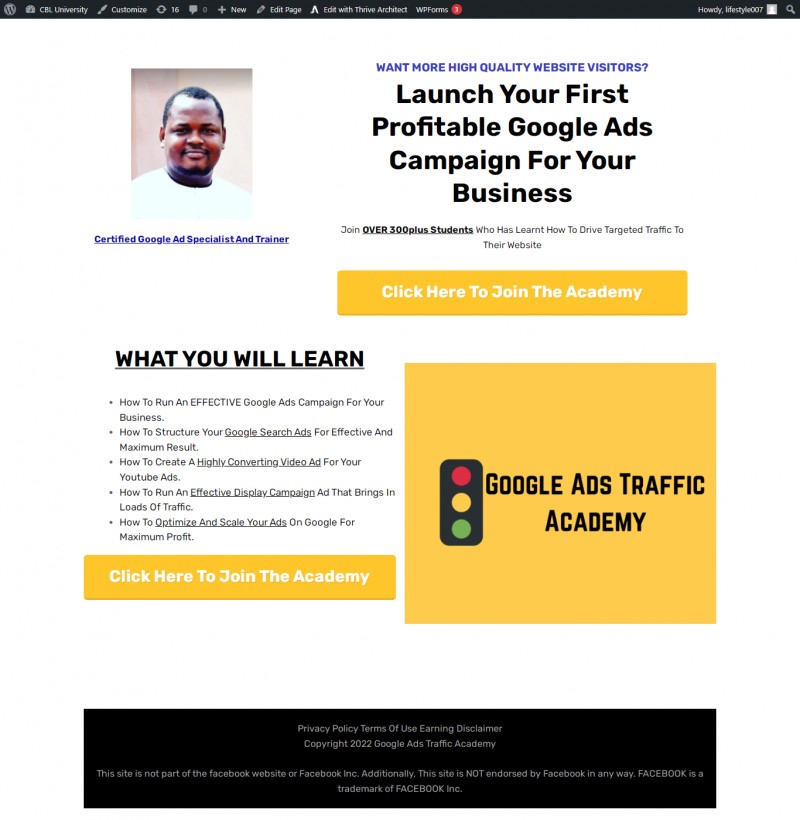 Buy Google Ads Traffic Academy by Gloria Lamle on Selar