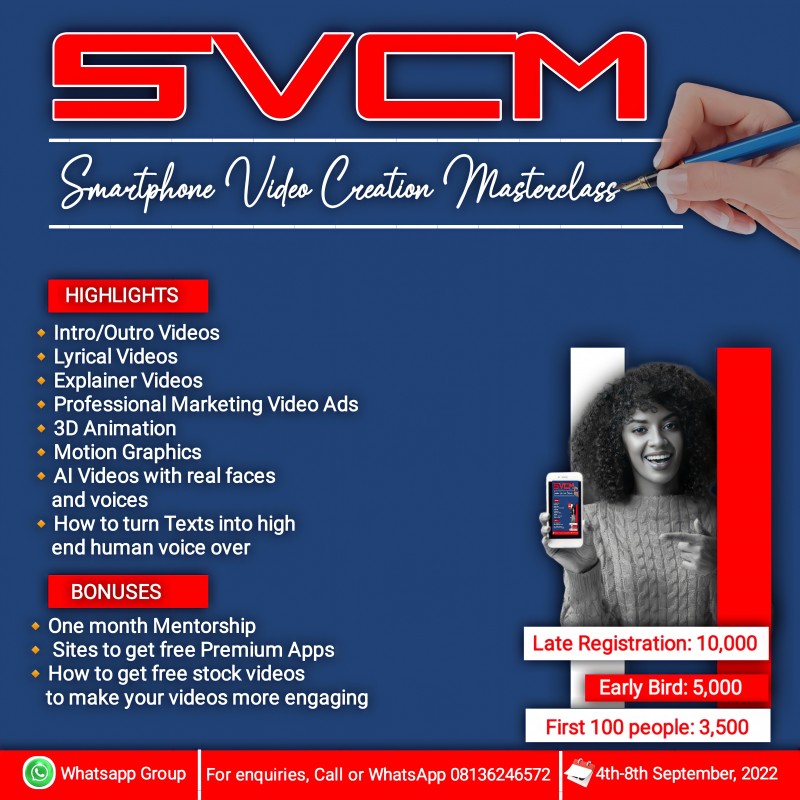 Buy Smartphone Video Creation Masterclass by Omolola Sunday-Pius on Selar