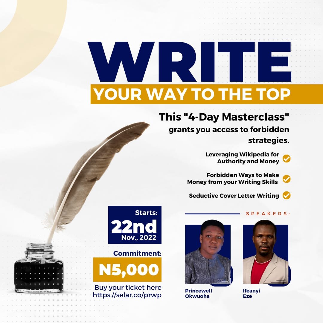Buy Write Your Way To The Top by Ifeanyi Eze on Selar