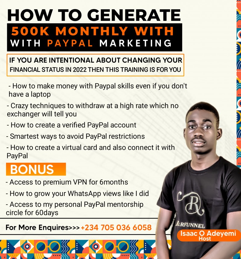 Buy PayPal Marketing by Isaac Adeyemi on Selar