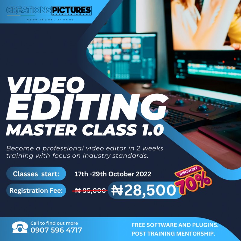 Buy Video Editing Master Class by iseoluwadoyin Emmanuel on Selar