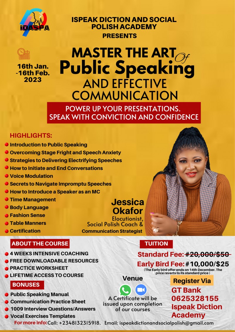 Buy MASTER THE ART OF PUBLIC SPEAKING (Strategies to improve from a timid to a confident ...