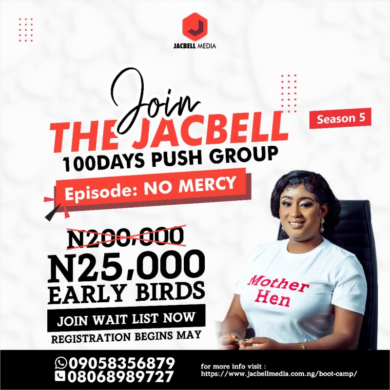 Buy JACBELL PUSH GROUP SEASON 5 by Joy Akosa-Eghebi on Selar