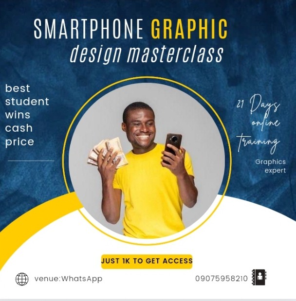 Buy Smartphone Graphics design masterclass by Jamiu olamide abdullateef on Selar