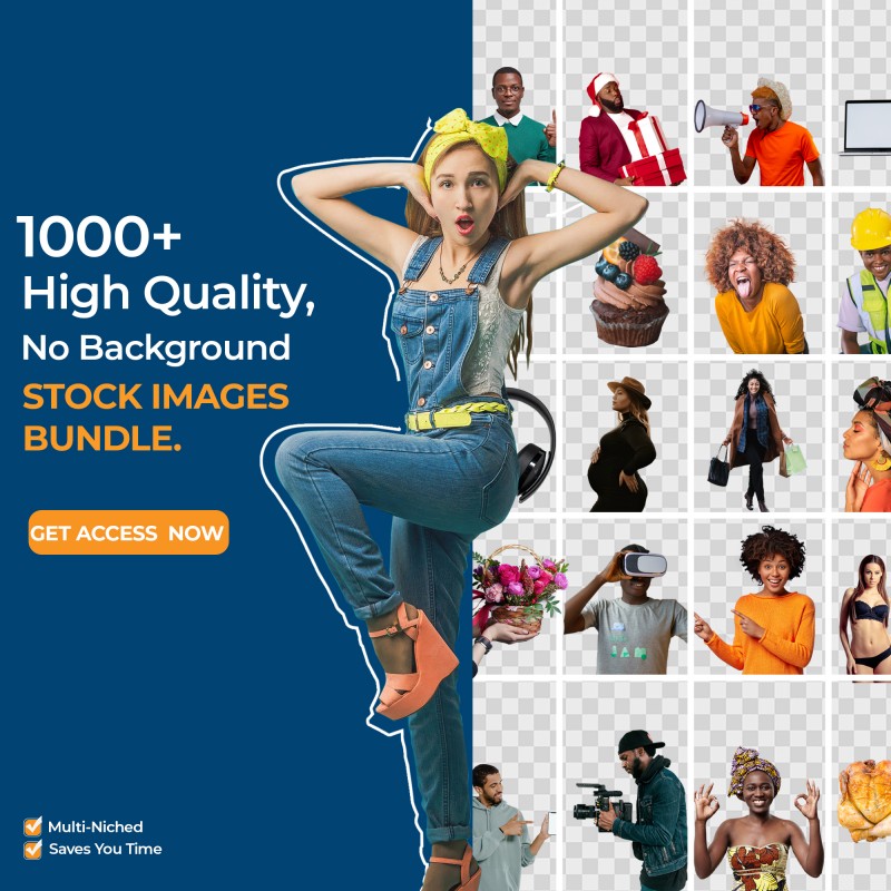 Buy 1000+ HIGH QUALITY "NO BACKGROUND" MULTI-NICHED STOCK IMAGES BUNDLE ...