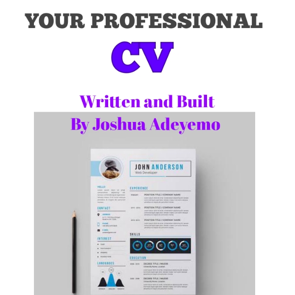 Buy Professional CV by Joshua Adeyemo on Selar