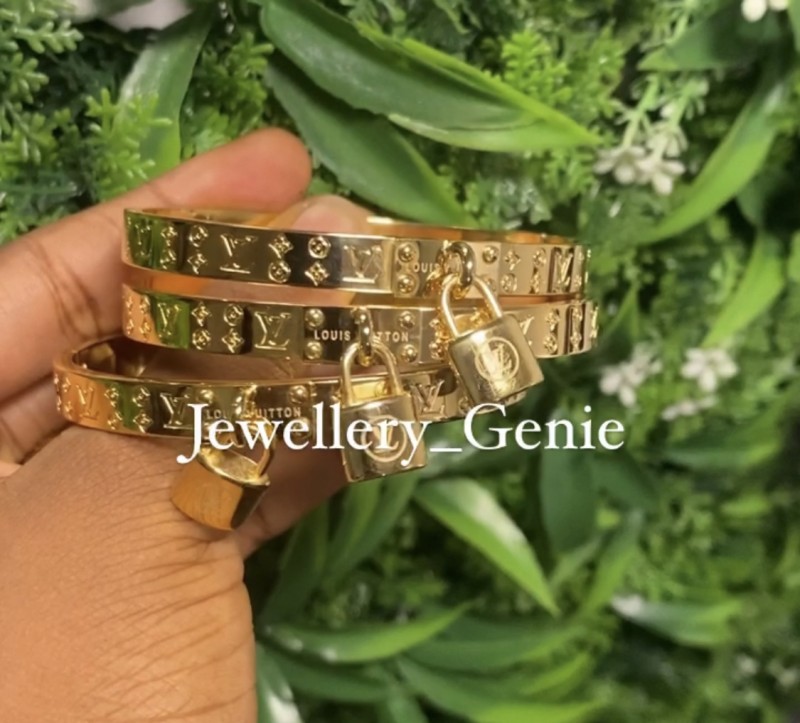 Buy LV Padlock Bracelets by Jewellery Genie on Selar