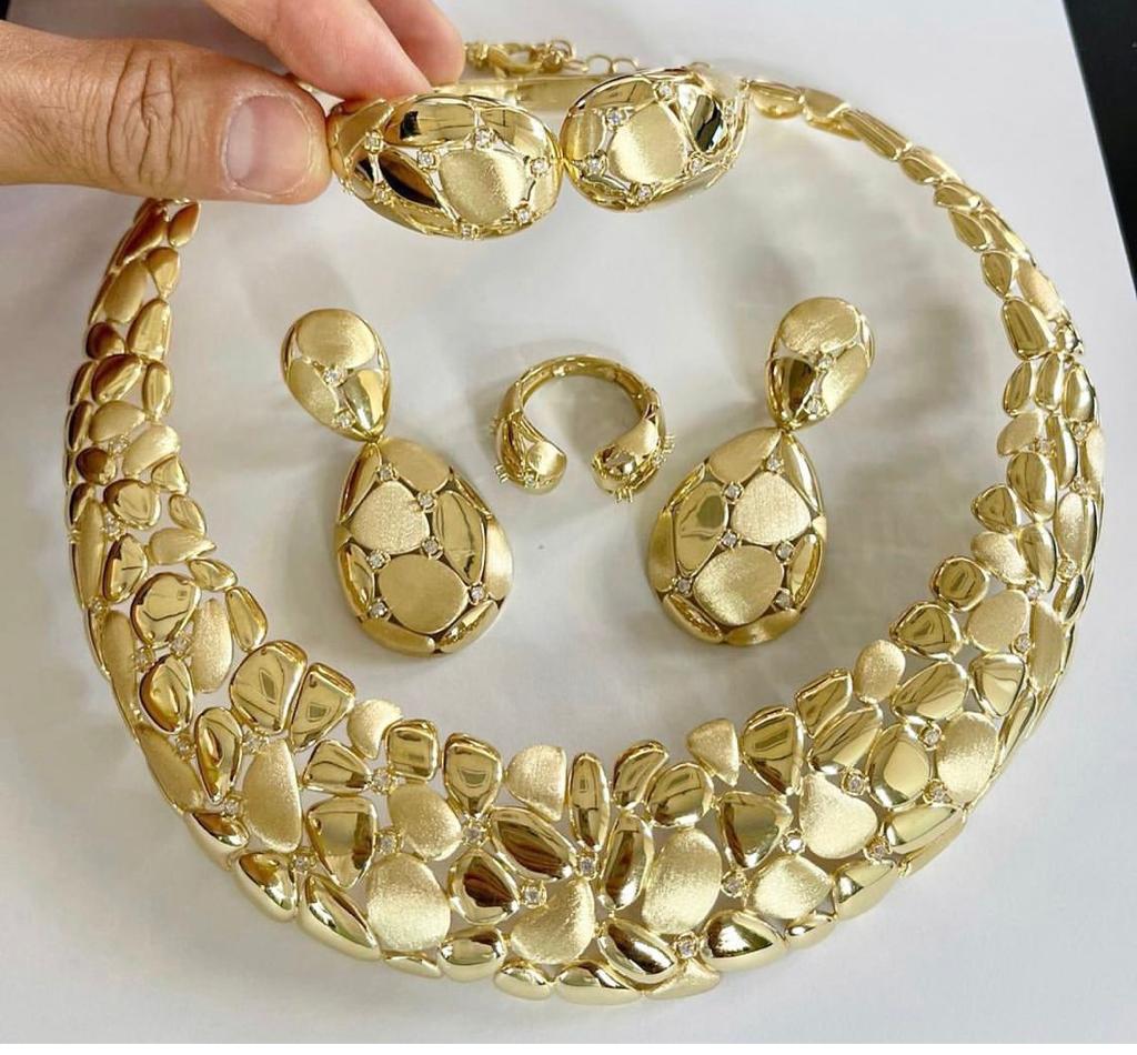 Buy Jewelry set Gold #006 by Jewelrysense.Gold on Selar