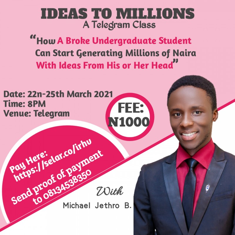 Buy Generate Money-Making Ideas by Jeymikie on Selar