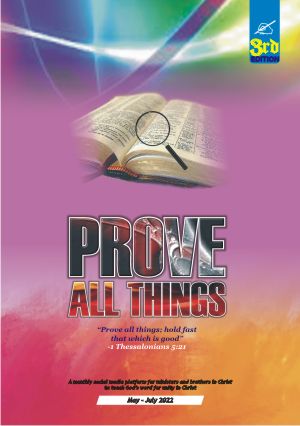 Get PROVE ALL THINGS -3rd Edition by Joseph Oyerinde on Selar