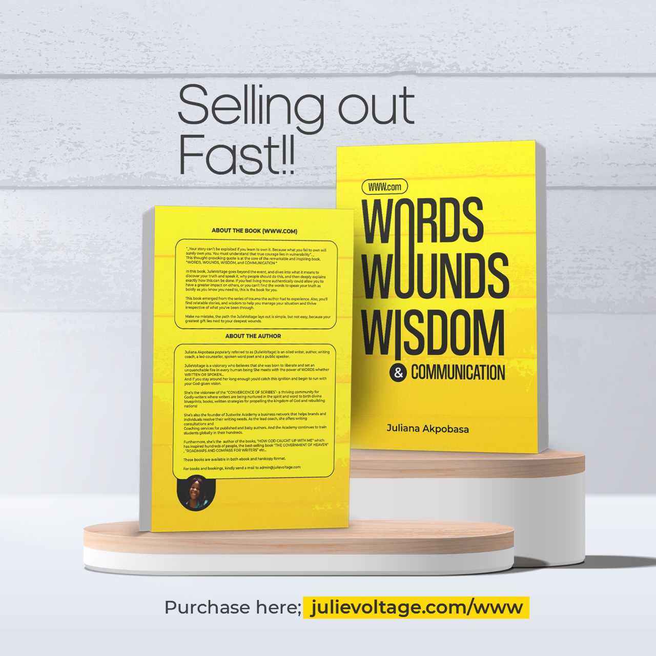 Buy WORDS WOUNDS WISDOM & COMMUNICATION (Hardcopy) by JulieVoltage on Selar