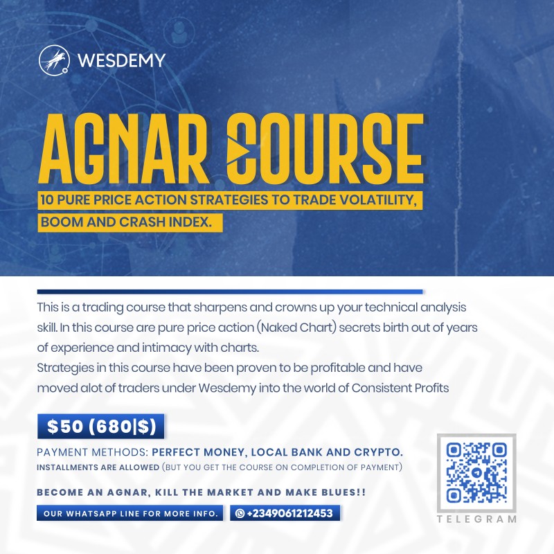 Buy THE AGNAR TRADING COURSE by King Wesley of Wesdemy on Selar