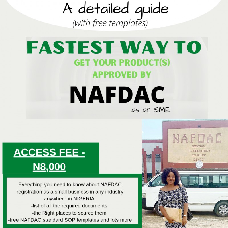 Buy NAFDAC REGISTRATION COURSE by Akudo james on Selar