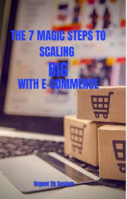 Buy THE 7 MAGIC STEPS TO SCALING BIG WITH E-COMMERCE by Mohammed Halima Sadia on Selar